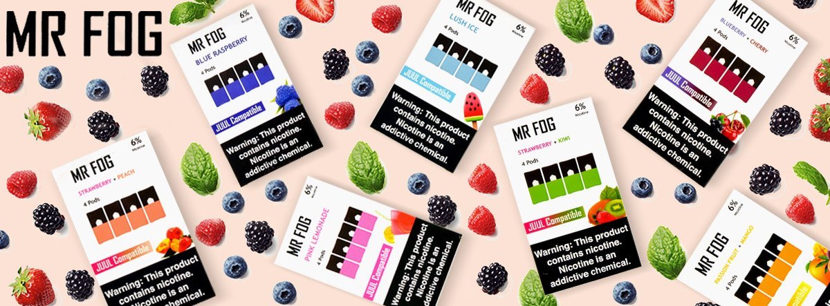 Mr. FOG Review: 3rd Party E-Liquid Pods for the Juul – Ziip Stock