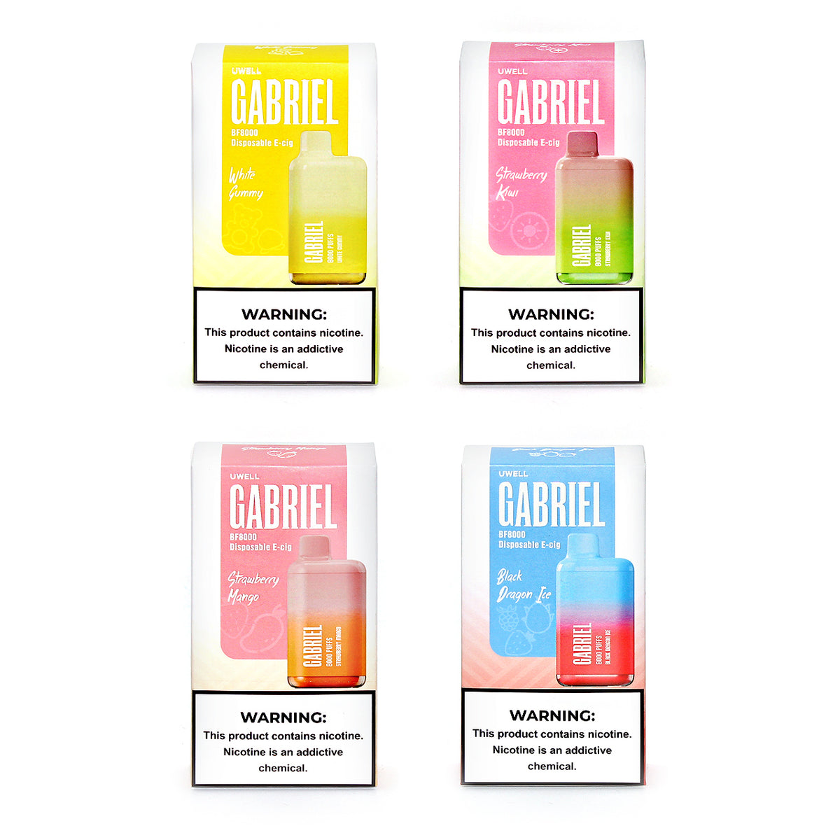 UWELL Gabriel BF8000 Recharge Vape | 8000 Puffs | Online Store – Ziip Stock