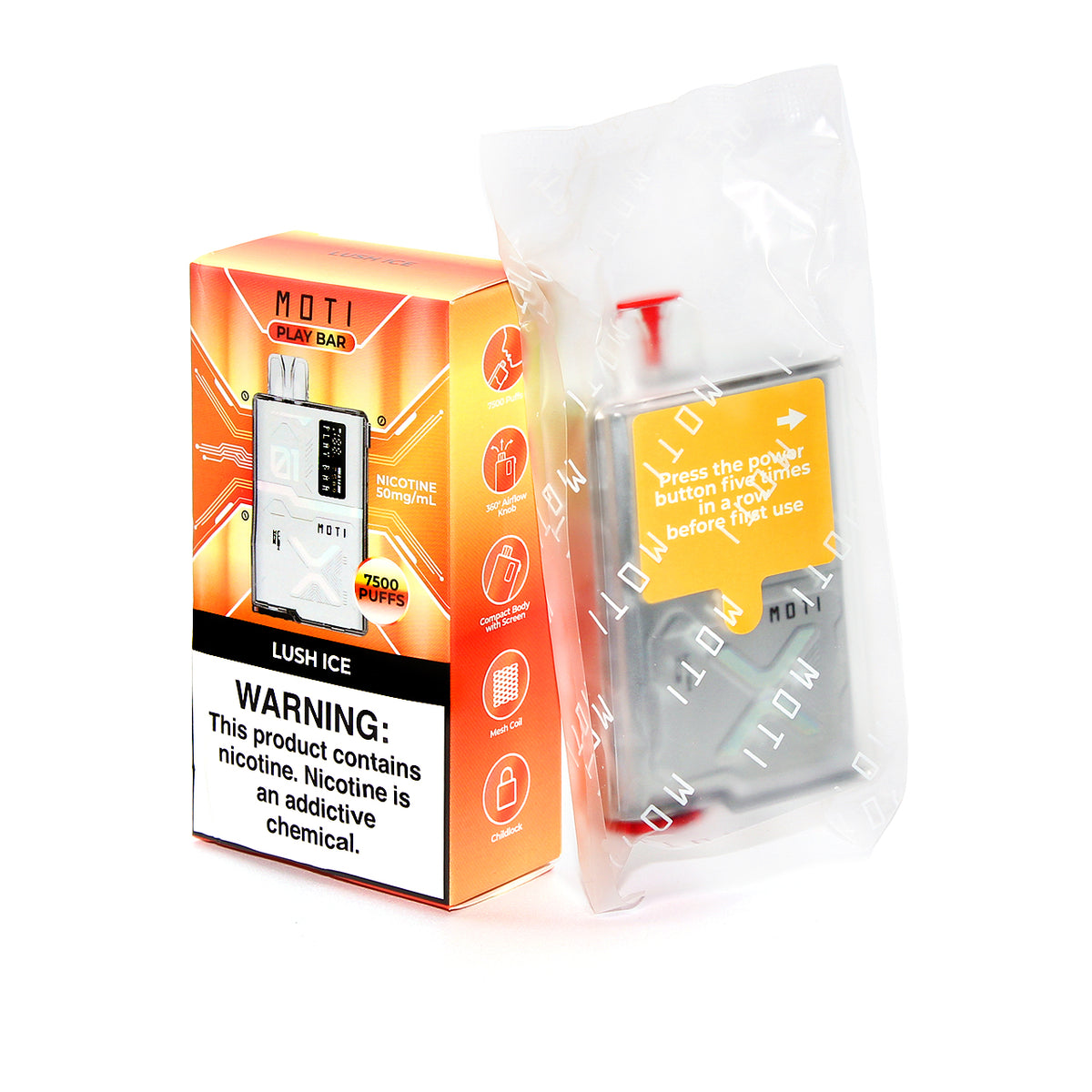 MOTI Play Bar 7500 Puff Smart Vape | Flavors Online – Ziip Stock