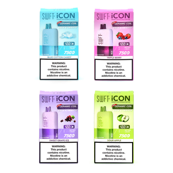 SWFT iCON 7500 Smart Disposable Vape | Flavors Online – Ziip Stock