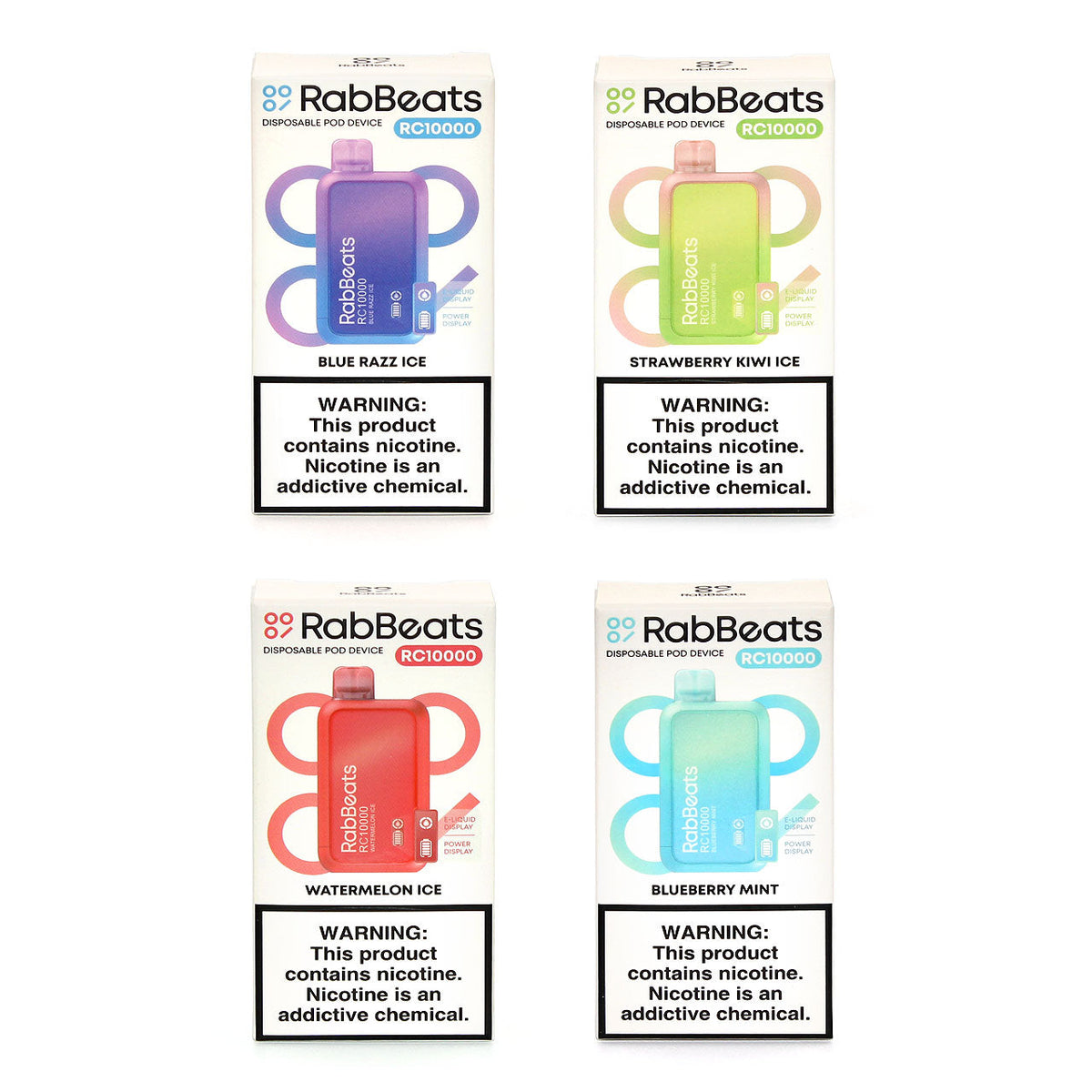 RabBeats RC10000 Disposable Pod Device | Flavored Vape 10k Puffs – Ziip ...