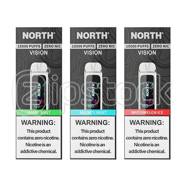 North Vision ZERO Nicotine 15K Vape - Nicotine-Free eCigs Online – Ziip ...