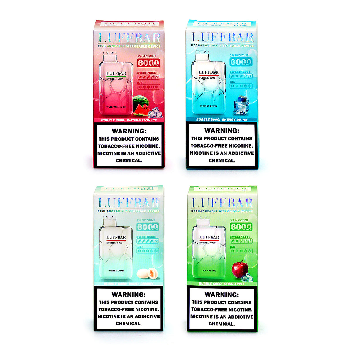 LUFFBAR Bubble 6000 Disposable Vape | LUFF BAR Bubble – Ziip Stock