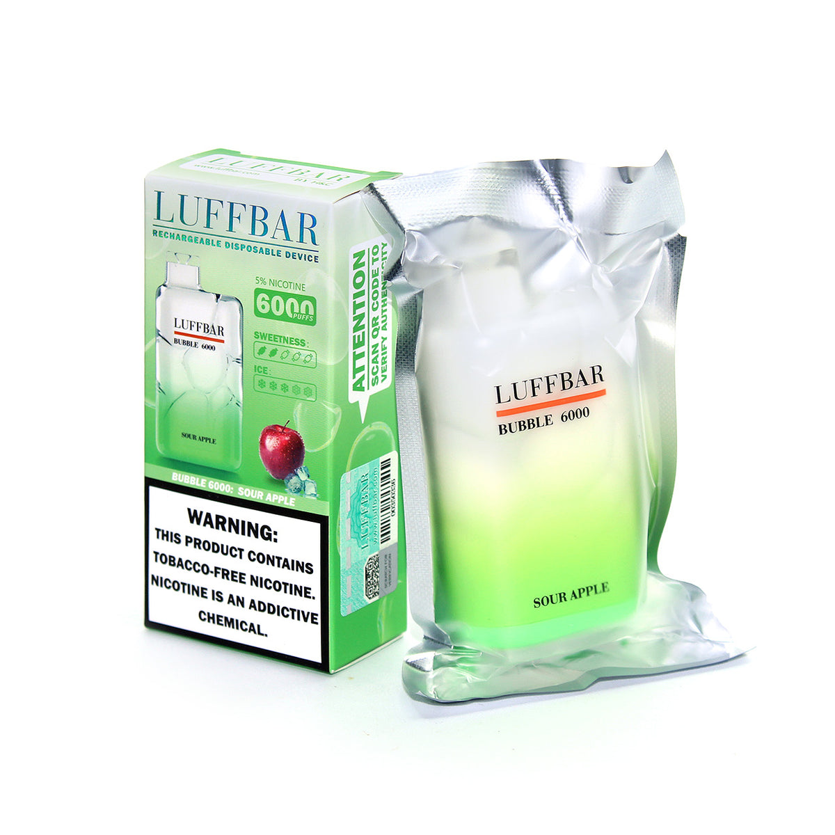 LUFFBAR Bubble 6000 Disposable Vape | LUFF BAR Bubble – Ziip Stock